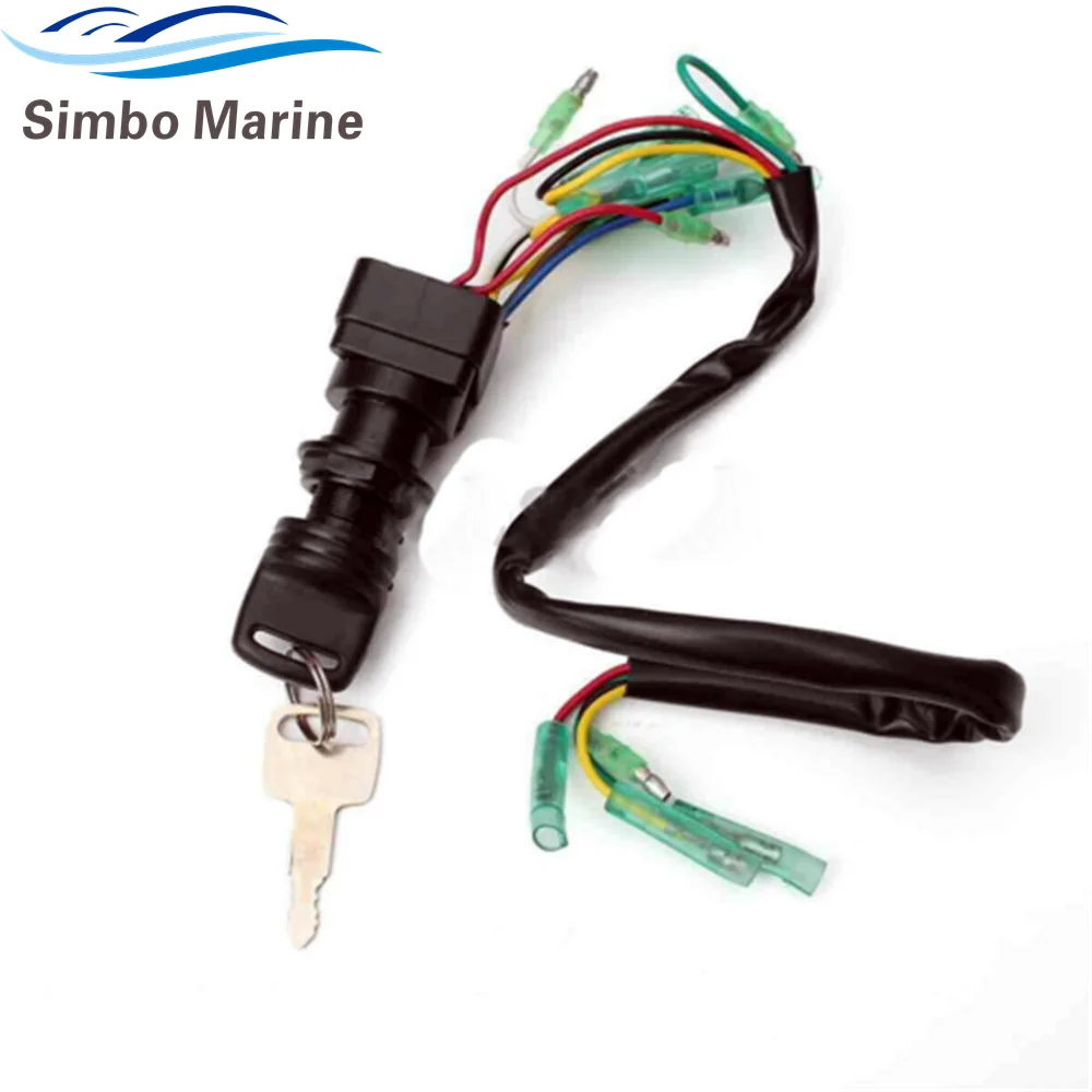703-82510-Ignition-Switch-Key-Assy-For-Yamaha-Outboard-Motor-Control ...