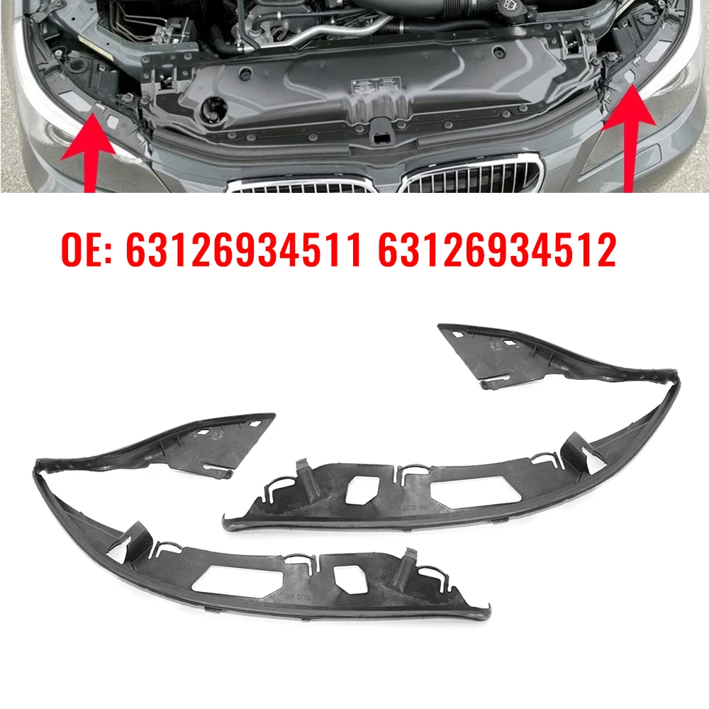 Junta-de-soporte-para-faro-delantero-de-coche-accesorio-negro-para ...