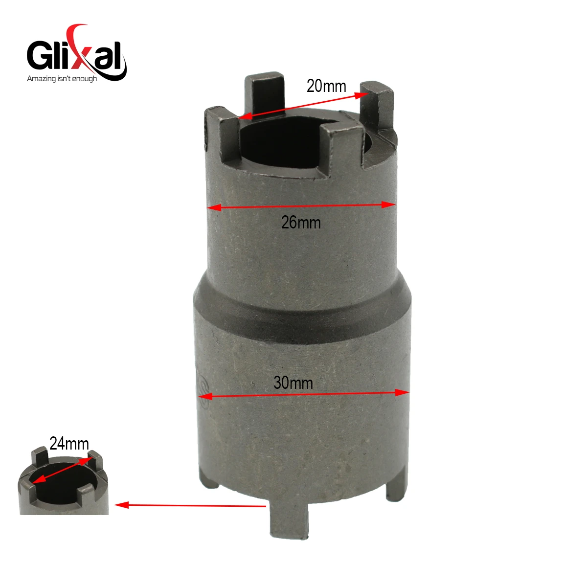 Glixal Motorcycle Maintenance Clutch Hub Spanner Tool, Oil Filter Lock ...