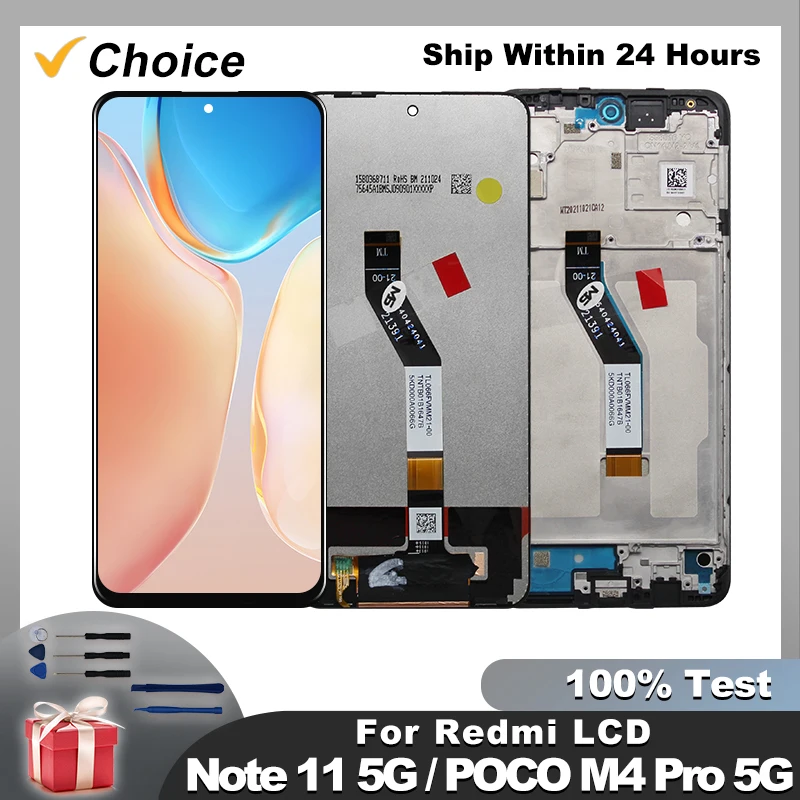 IPS For Xiaomi Redmi Note 11 5G LCD For Global Redmi Note 11 2201117TG ...