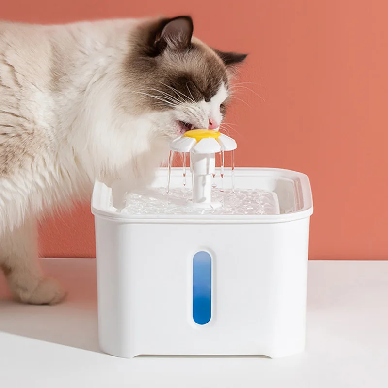 2 5l Cat Water Fountain Filter Water Circulation Drinking Fountain For