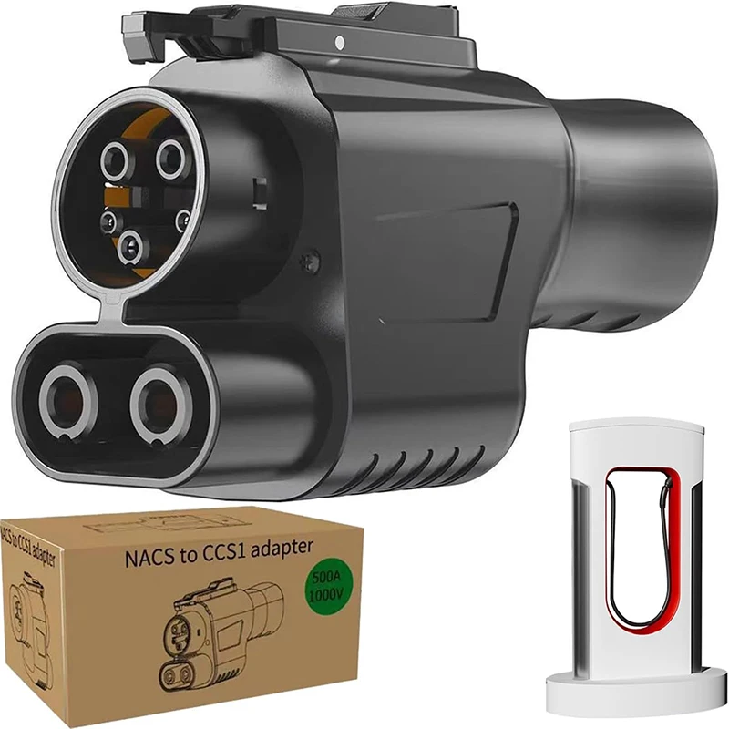 NACS to CCS1 Adapter for Tesla Supercharger 500A 1000V Fast Charging ...