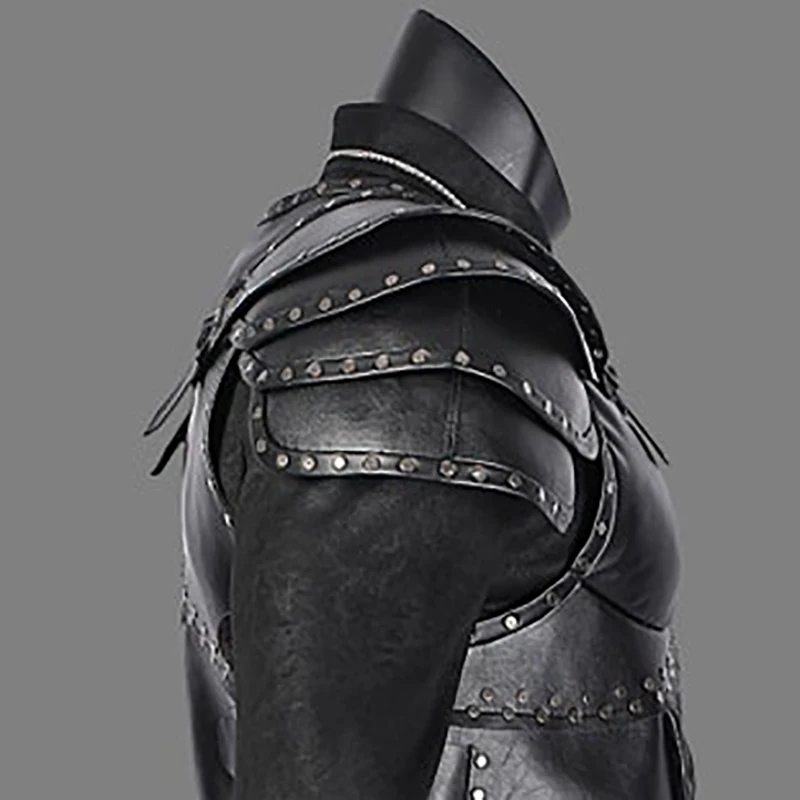 White Leather Armor Male