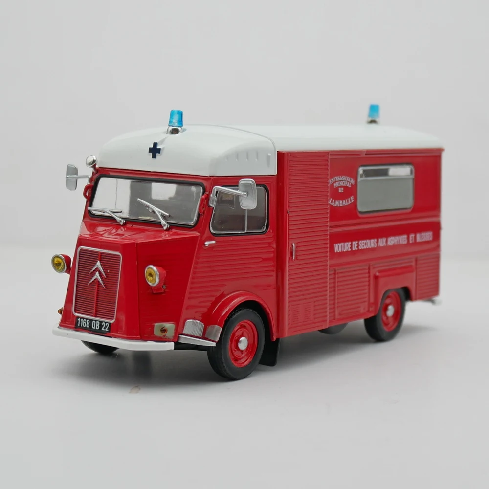 Ixo 1:43 Truck Fire Engine Citroen Type HY Diecast Car Model Metal Toy ...