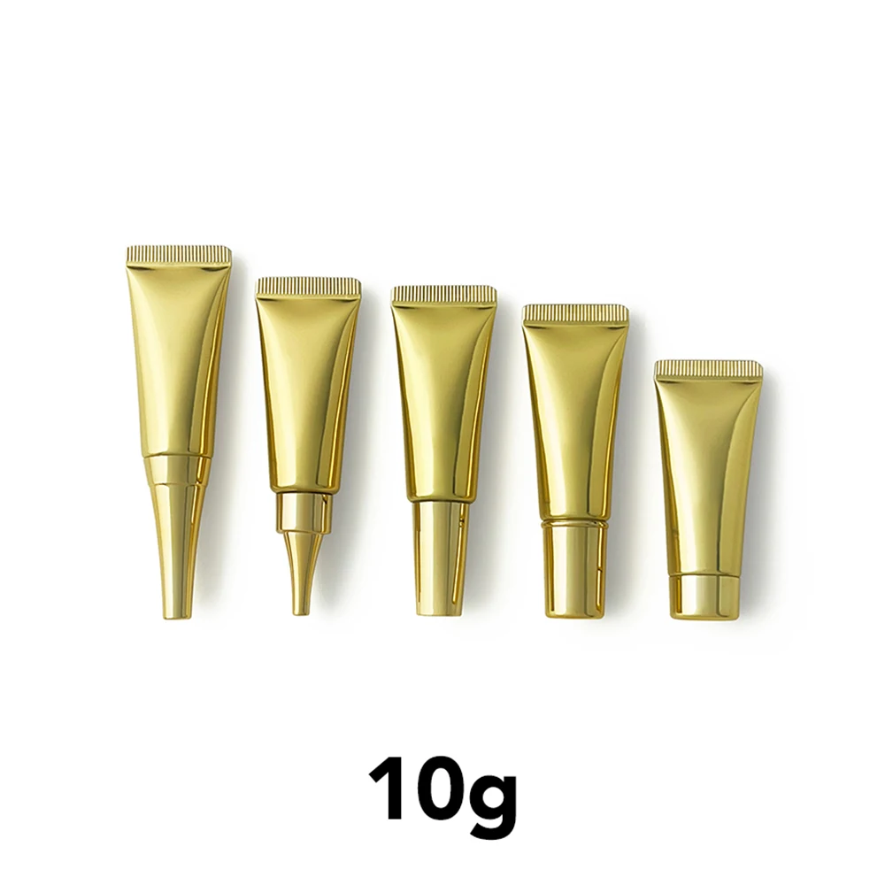 10g-Gold-Refillable-Cosmetics-Container-10ml-Essence-Sample-Squeeze ...