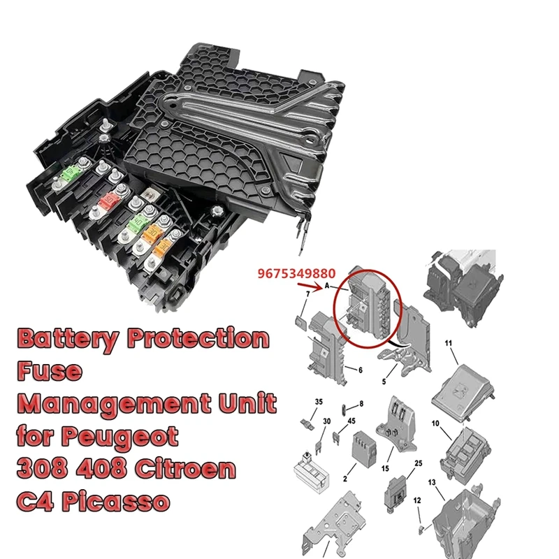 Car-Battery-Protection-Fuse-Management-Unit-9675350380-For-Peugeot-308 ...
