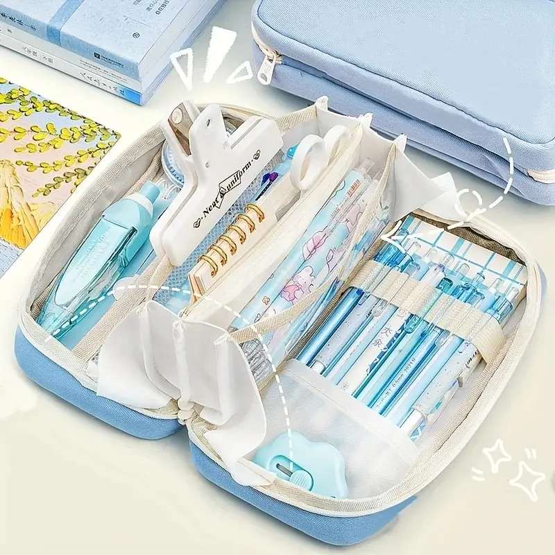 Large-Capacity-Pencil-Case-6-Layers-180-Degree-Open-Design-Pencil ...