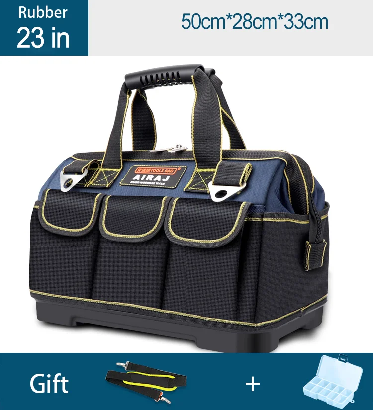 AIRAJ-23in-Blue-Black-Tool-Bag-Thickened-Waterproofed-Molded-Bottom ...
