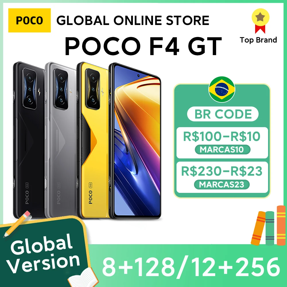 POCO F4 GT 5G Snapdragon 8 Gen 1 Display NFC 120Hz AMOLED Hiper Carga ...
