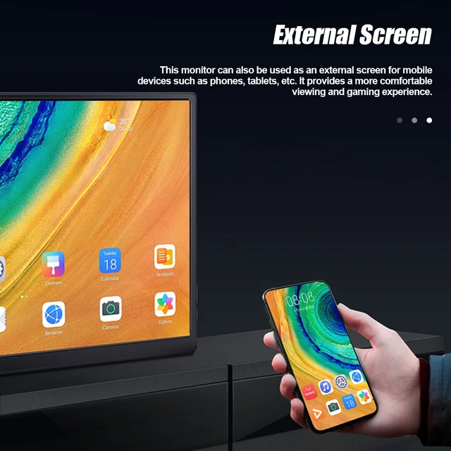 10.5inch Mobile Phone Expansion Display Screen Foldable Phone Portable ...