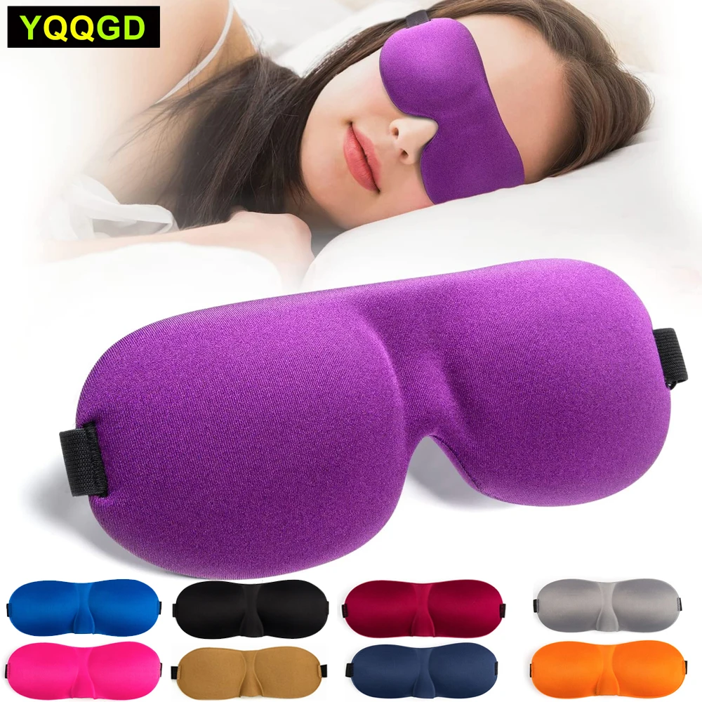 1 pçs 3d máscara de sono natural dormir máscara de olho capa sombra de ...