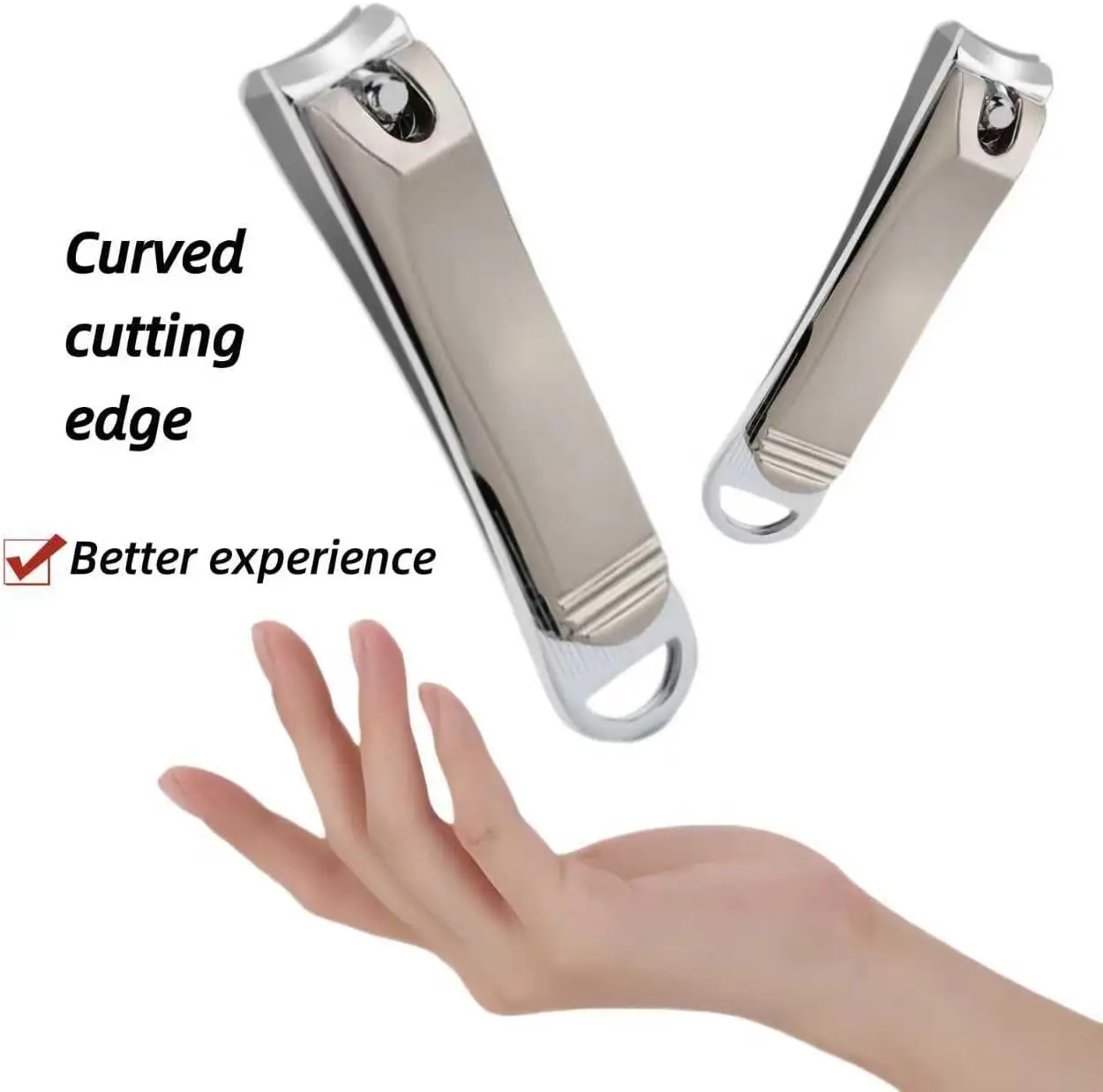 1pc Premium Nail Clippers for Fingernail and Toenail Stainless Steel ...
