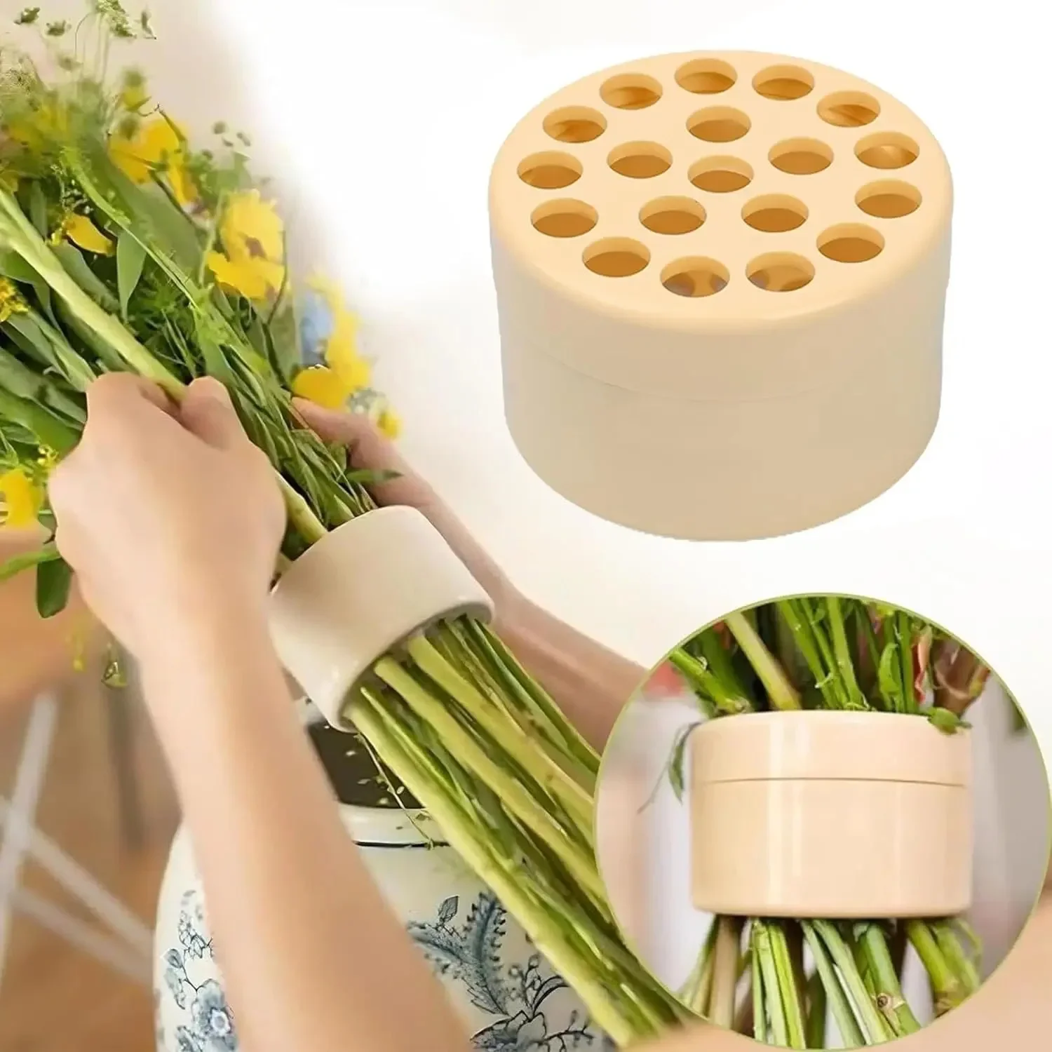 Spiral Ikebana Stem Holder Waterproof Sturdy Flower Stem Support ...