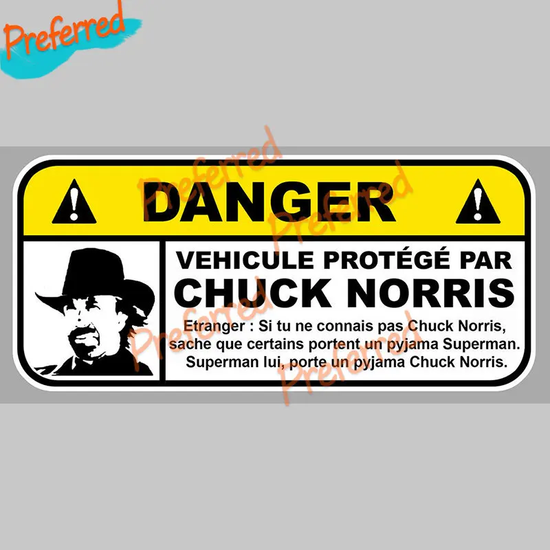 Chuck Norris Approved Sticker