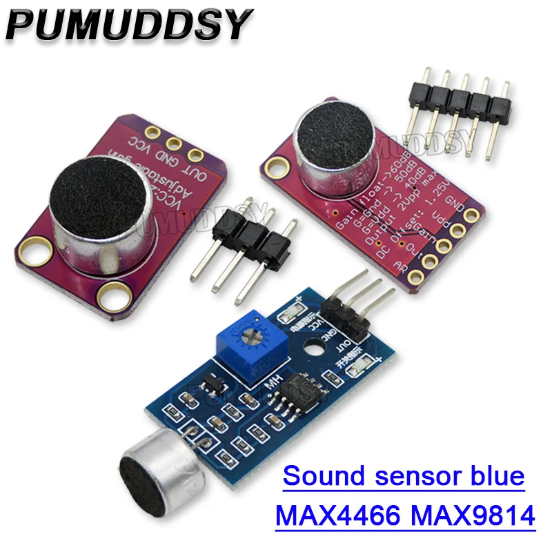 MAX4466 MAX9814 Sound Sensor Module Sound Control Sensor KY-037 Switch Detection Whistle Switch ...