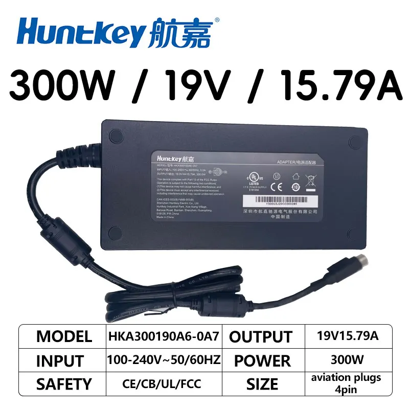 Huntkey-300W-Power-Adapter-DC-19V15-79A-DC-Plug-Power-Supply-Adapter ...