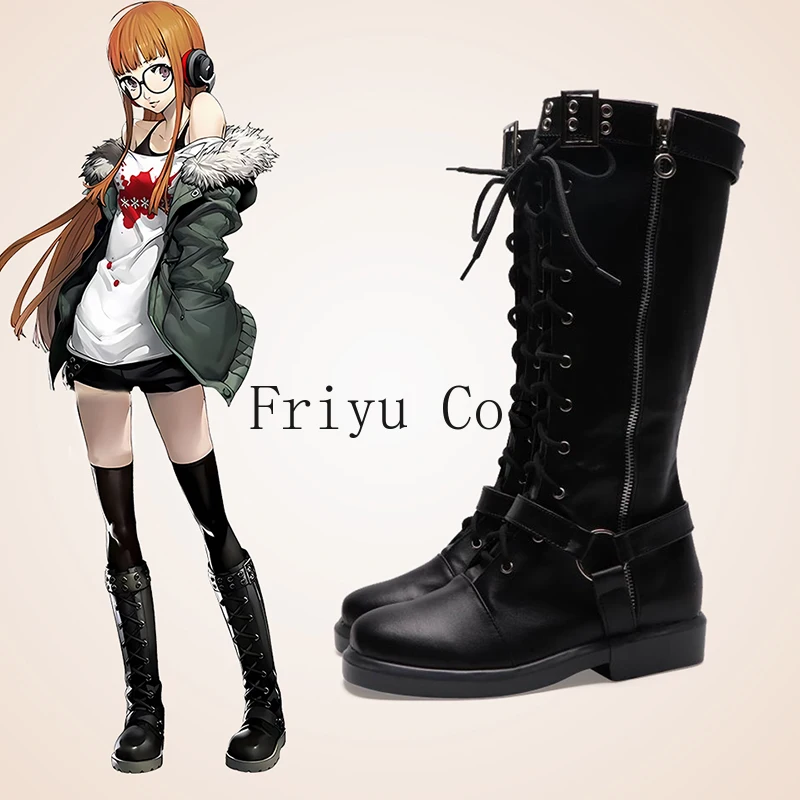 Anime-Game-Cosplay-Boots-Persona-5-Futaba-Sakura-Shoes-Halloween ...