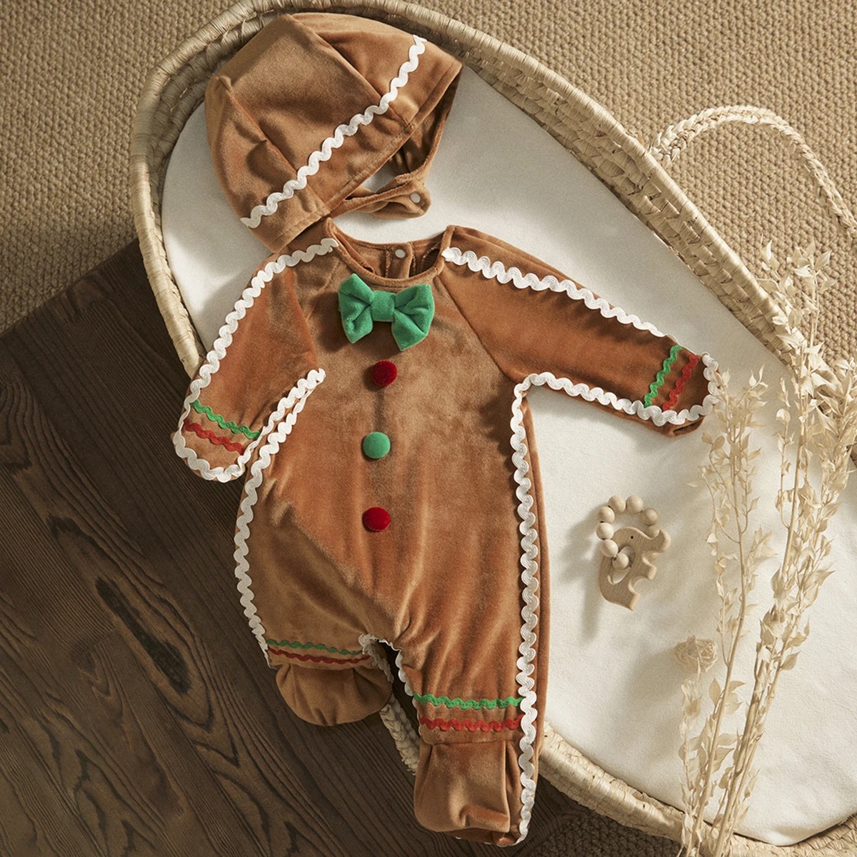 ma-baby-0-24M-Christmas-Baby-Gingerbread-Man-Costumes-Newborn-Infant ...
