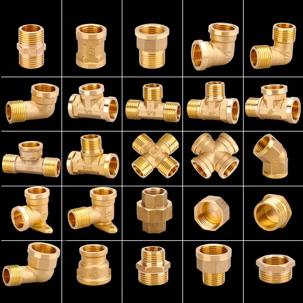 1PCS-Water-pipe-plumbing-fittings-6-points-to-4-points-copper-reducing ...