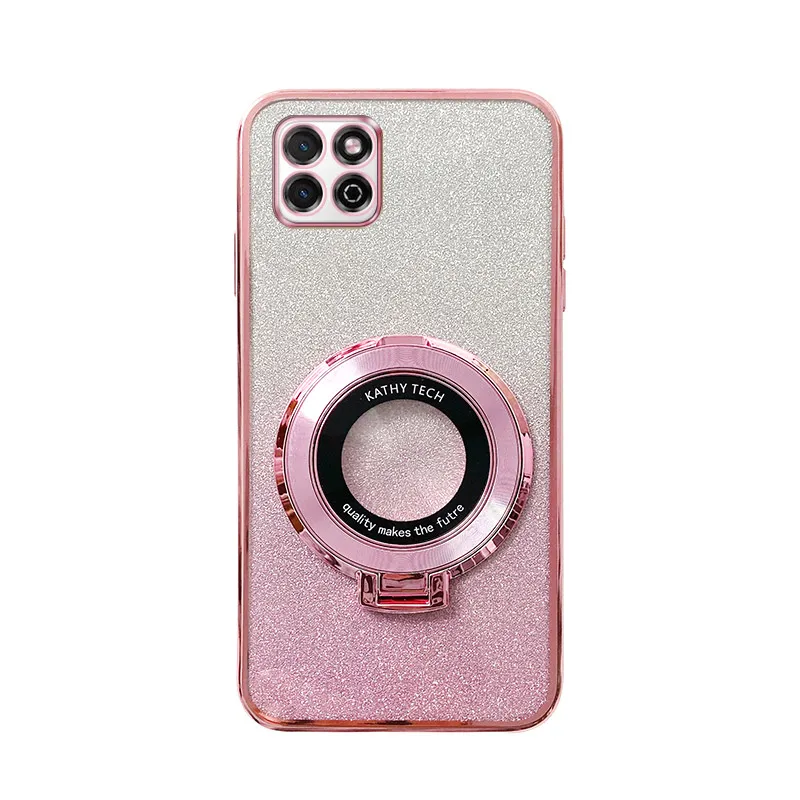 Glitter CD Ring Clear Phone Case - Soft Cover for OPPO A3 Pro 5G 2024 ...