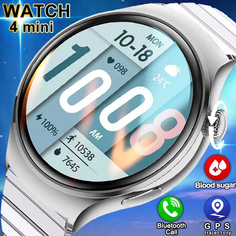 2024-GPS-Watch-4-Mini-Smartwatch-Women-AMOLED-360-360-HD-Screen-Body ...