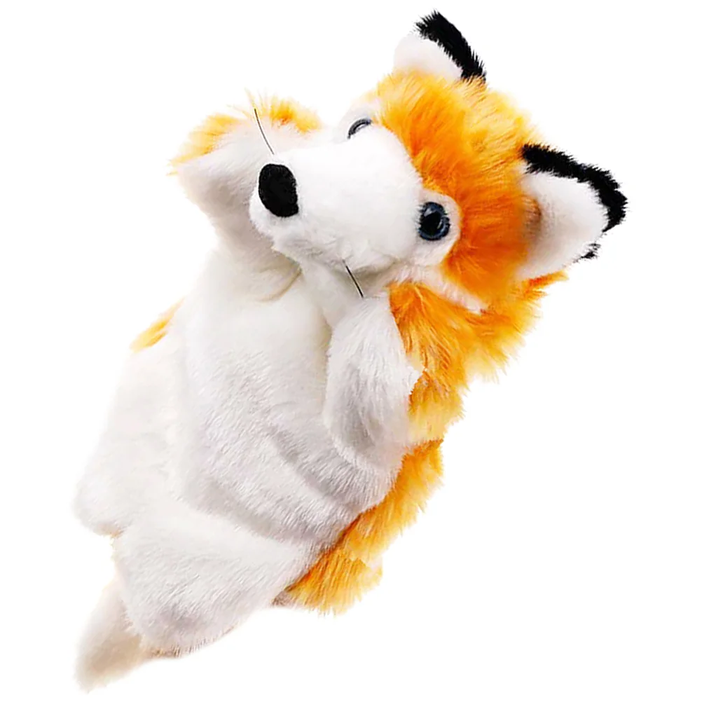 Toyandona-Hand-Puppets-Plush-Fox-Hand-Puppets-Soft-Furry-Stuffed-Animal ...