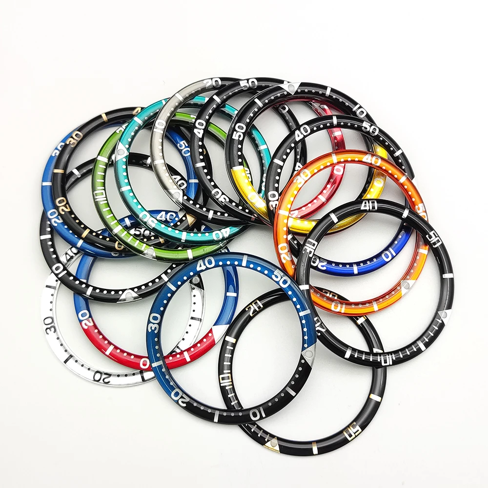 Mod 38mm Seiko Skx007 Replace Bezel Insert Sub Diver's Watch Case Parts ...