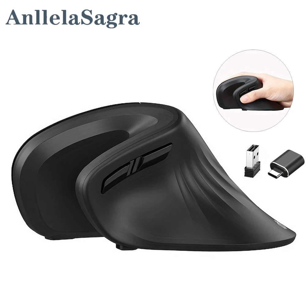 Ergonomic-Wireless-Mouse-Vertical-Mouse-with-Adjustable-DPI-800-1200 ...