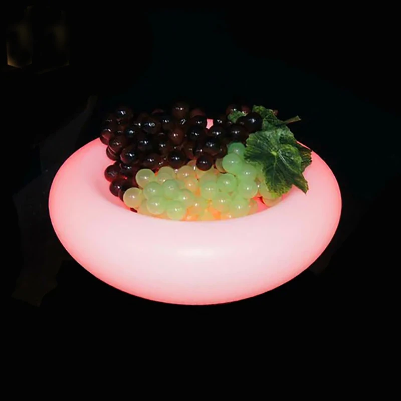 Free Shipping LED Light Flowerpot Colors Changeable Luminous flash ...