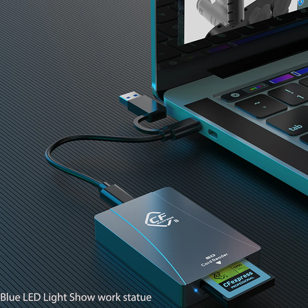 CFexpress-Type-B-SD-Card-Reader-USB-3-1-Gen-2-10Gbps-Reader-Aluminum ...