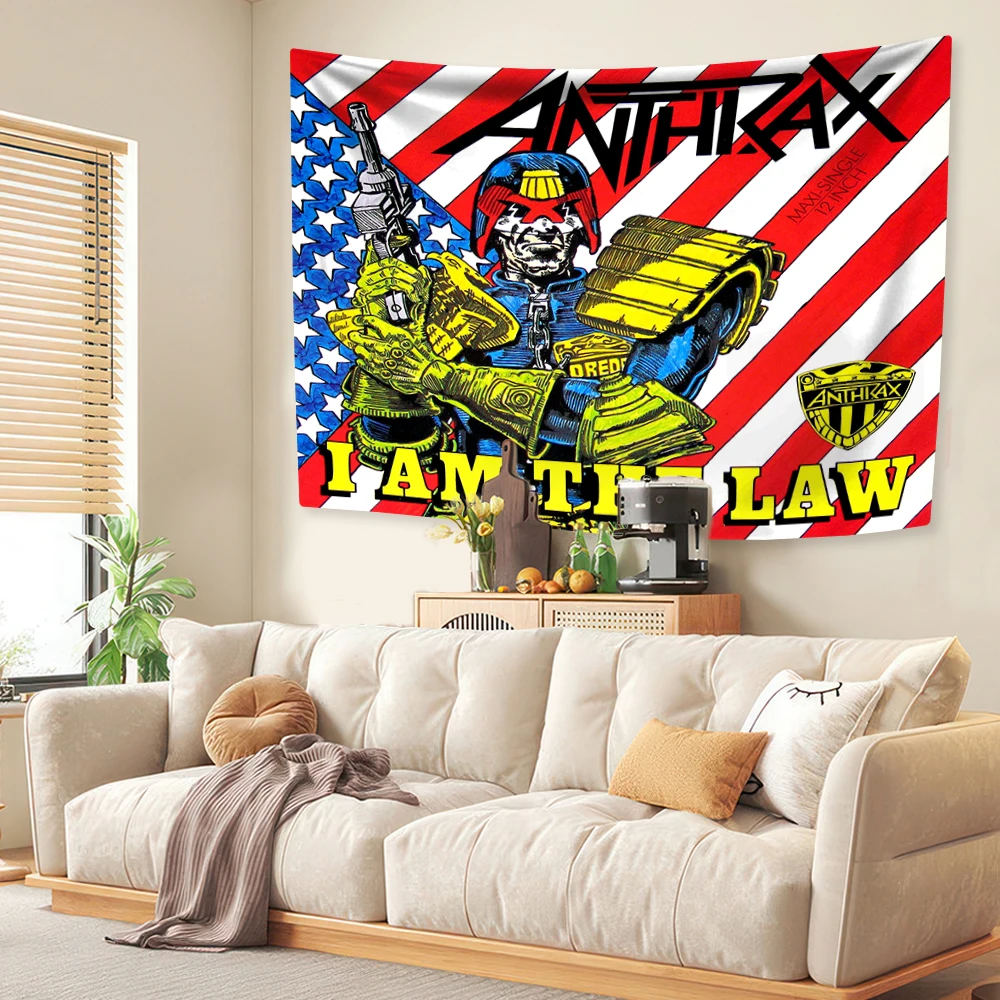 Hardcore-Punk-Band-Tapestry-Anthraxs-Large-Fabric-Home-Decor-Dormitory ...
