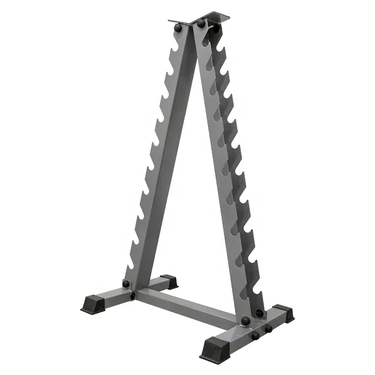 custom-10-set-pair-triangle-hex-dumbbell-small-storage-rack-stand ...