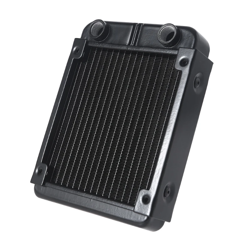 Water-Cooling-Computer-Radiator-18-Pipe-Aluminum-Heat-Exchanger-Liquid ...