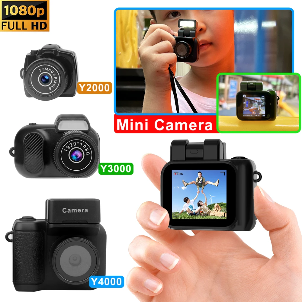 Y4000-Monoreflexes-Style-Mini-Camera-With-Flash-Lamp-And-Battery-Dock ...