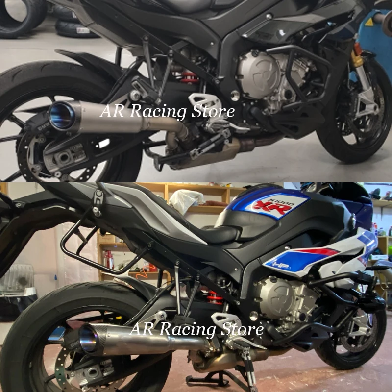Slip On para BMW S1000XR 2015-2021 Motorcyclew GP Escape DB Killer Modify Link Pipe Silenciador ...