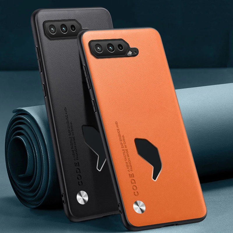 Luxury PU Leather Case For Asus ROG Phone 5 S 5S Back Cover Silicone ...