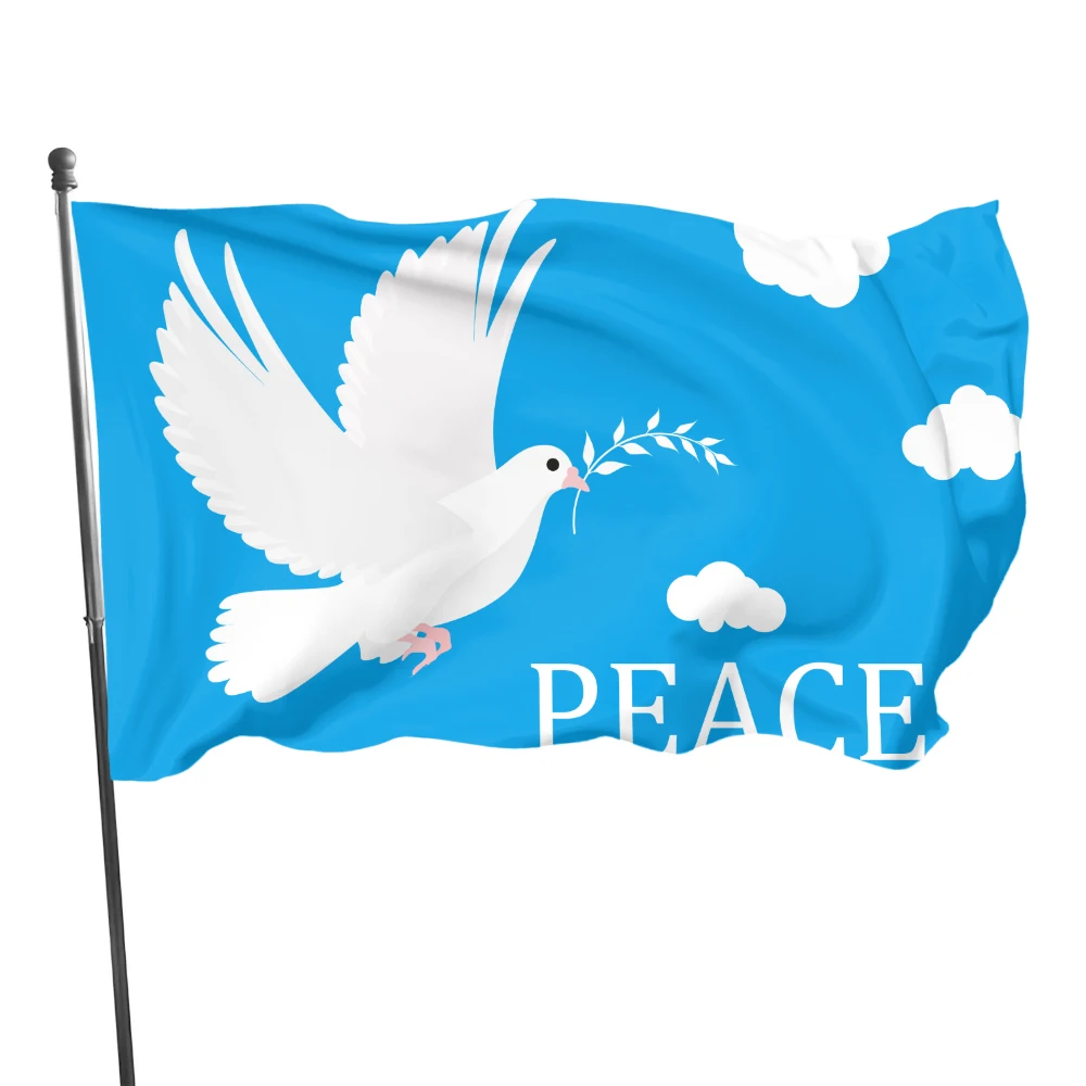 Peace Flag With Dove
