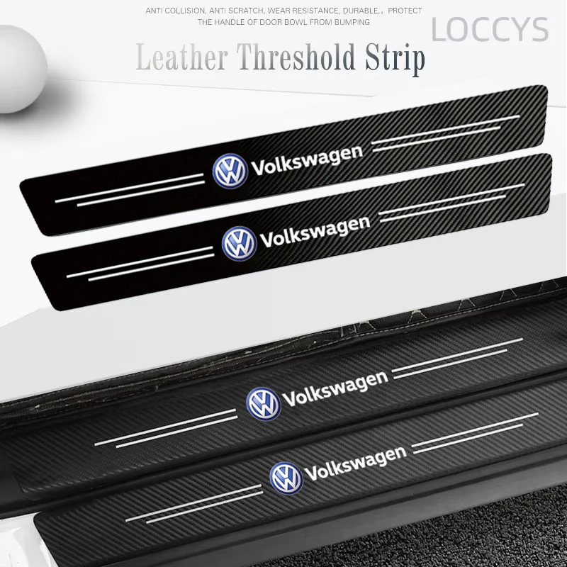 Car-Door-Sill-Anti-scratch-Stickers-Carbon-Microfiber-Sticker-For ...