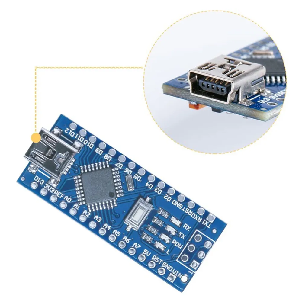 Generic Elegoo Nano Board Ch 340/atmega328p Without Usb Cable Compatible With Arduino Nano V3.0 ...