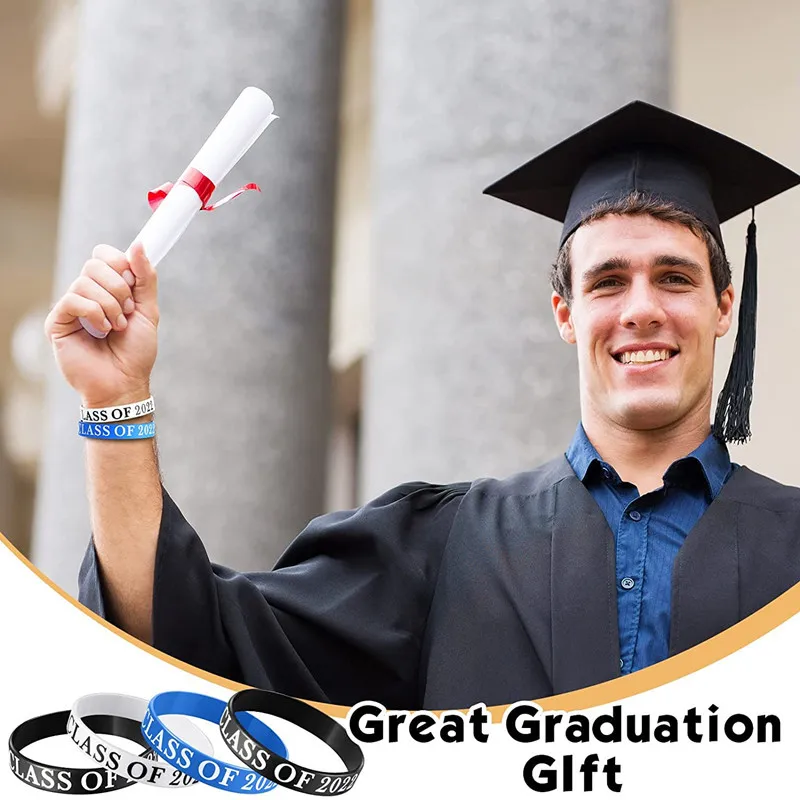 Blue And White Graduation Cap 2022