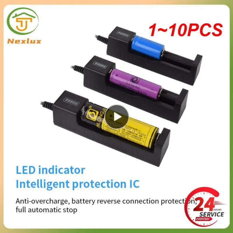 Universal-1-Slot-Battery-USB-Charging-Adapter-Smart-Chargering ...