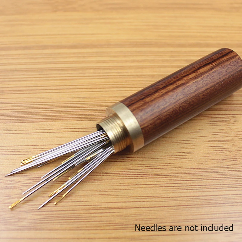 Ebony-Sewing-Box-Embroidery-Needles-Container-Without-Needle-Toothpick ...