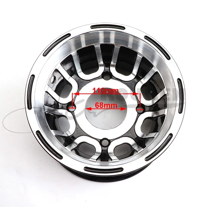 Front and rear wheel accessories, 4 wheels, 8 inch aluminum rim ...