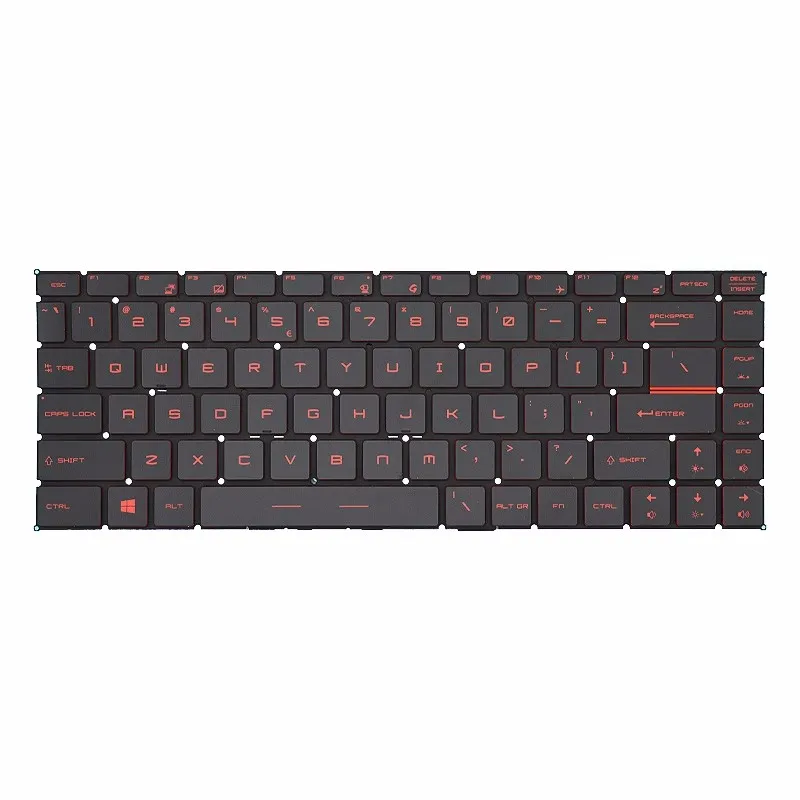 keyboard with backlit for MSI GF63 8RC 8RD MS-16R1 MS-16R4 GF65 Thin ...