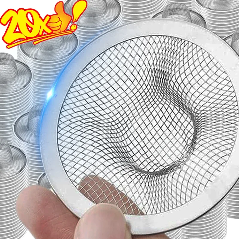 Stainless Steel Sink Filter Kitchen Bathroom Floor Drain Mesh Filters ...