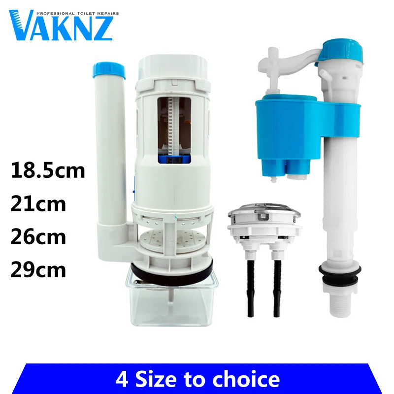 18.5 to 29cm 4 size choice Toilet tank fittings kit Dual-flush toilet ...
