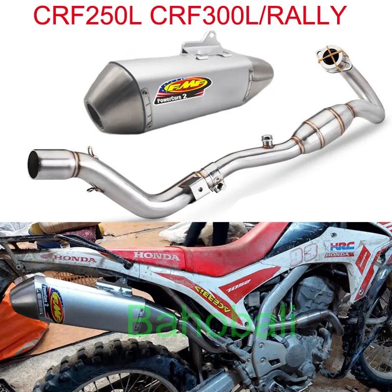 CRF250L CRF300L/RALLY Motorcycle Exhaust Header Pipe Full Systems FMF ...