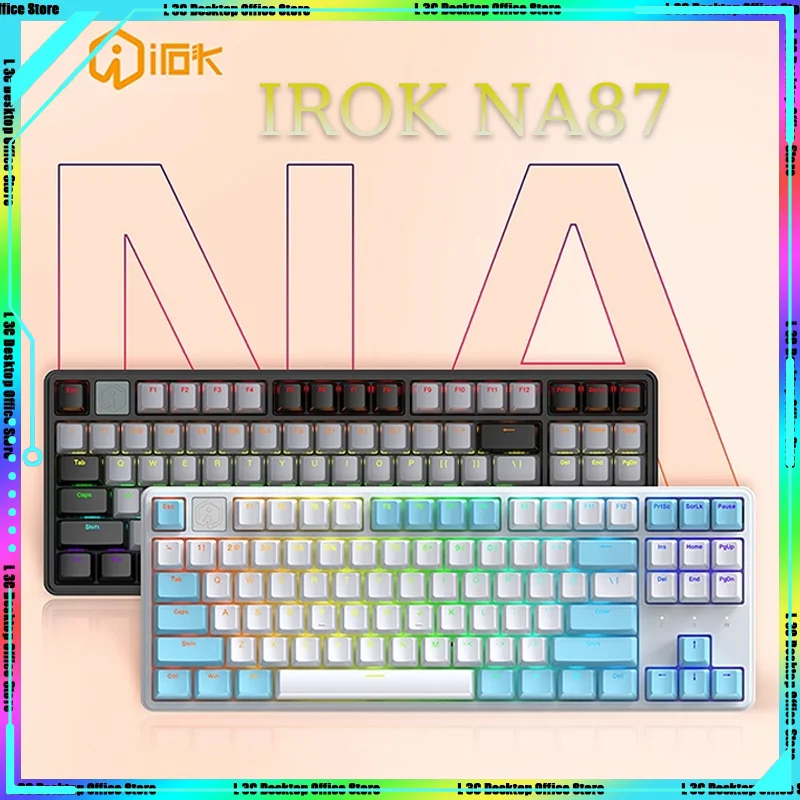IROK-NA87-Magnetic-Switch-Mechanical-Keyboard-RT-NKRO-Hot-Plug-HIFI ...