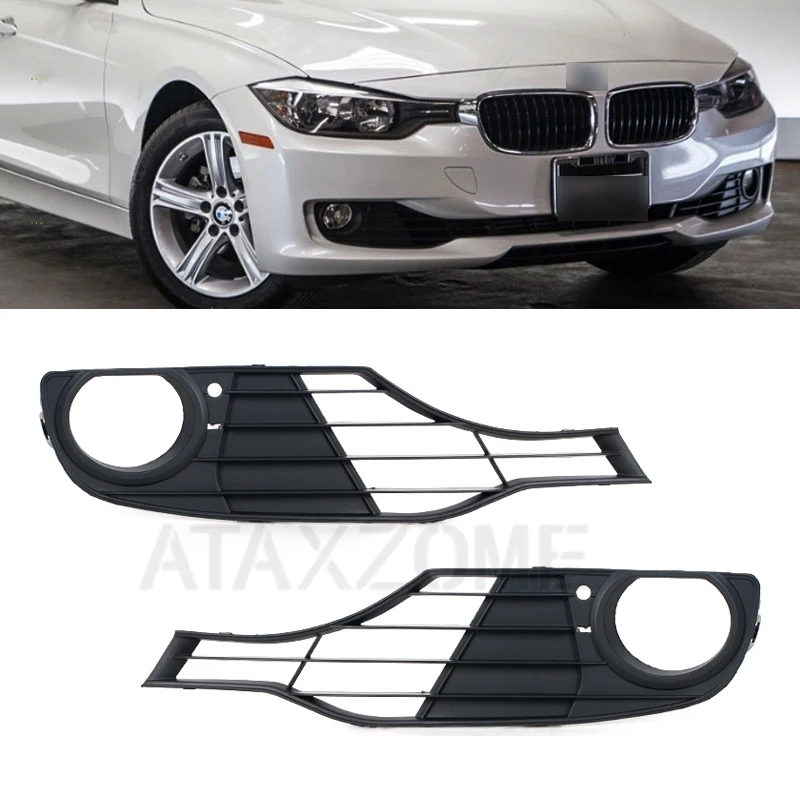 Fog-light-cover-grille-For-BMW-3-series-328i-335i-2012-2013-2014-2015 ...