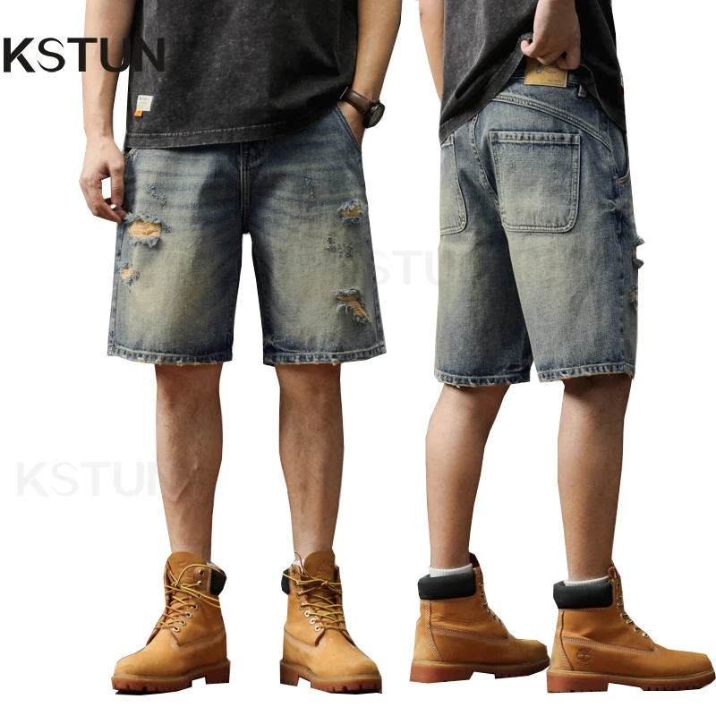 Men-s-Summer-Shorts-Jeans-Men-Denim-Shorts-Ripped-Hip-Hop-Baggy-Pants ...